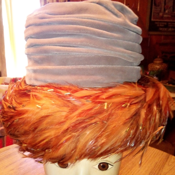 Kutz | Accessories | Vintage Hat Feather D Hat Pheasant | Poshmark